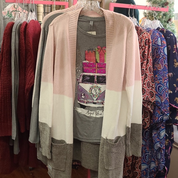 Simply Southern | Sweaters | Simply Southern Stripped Cardigan | Poshmark